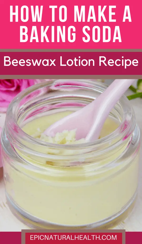 How to Make a Baking Soda Beeswax Lotion Recipe